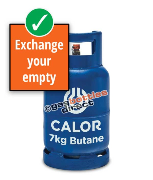 7kg Butane Calor Gas Bottle Cylinder Refill - Calor Gas Chichester
