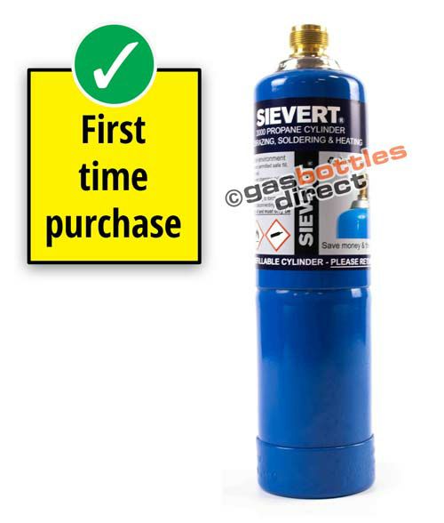 Sievert (Primus) Propane 3000 Blue - New Full Cylinder - Calor Gas Chichester